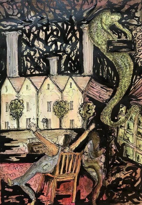 2021 Paintings - Delpha Hudson socially engaged painting, telling stories